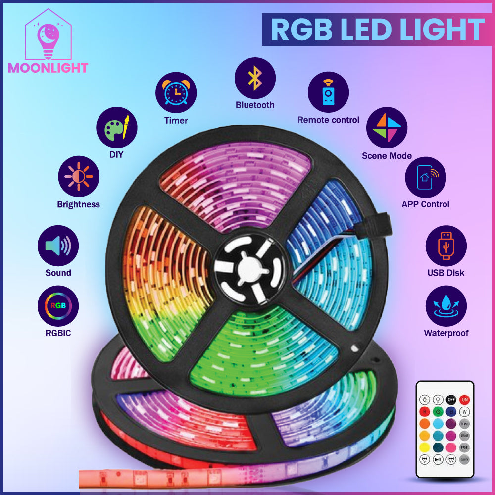 RGB LED Strip Light – MoonLights